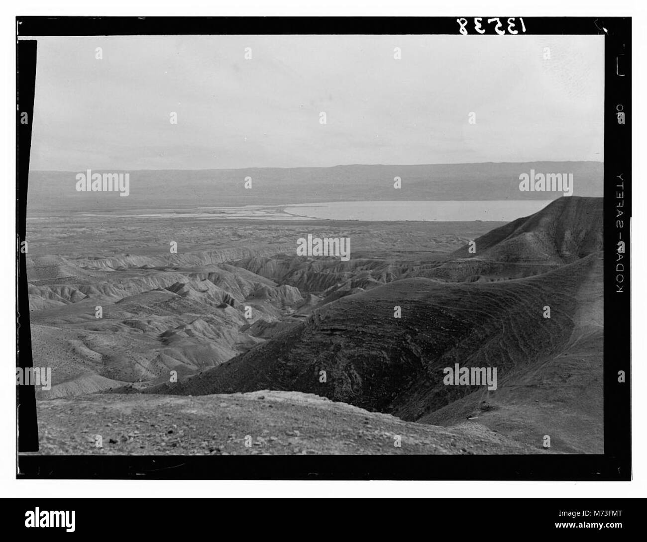 A view from Neby Musa looking over the Dead Sea and surrounding ...
