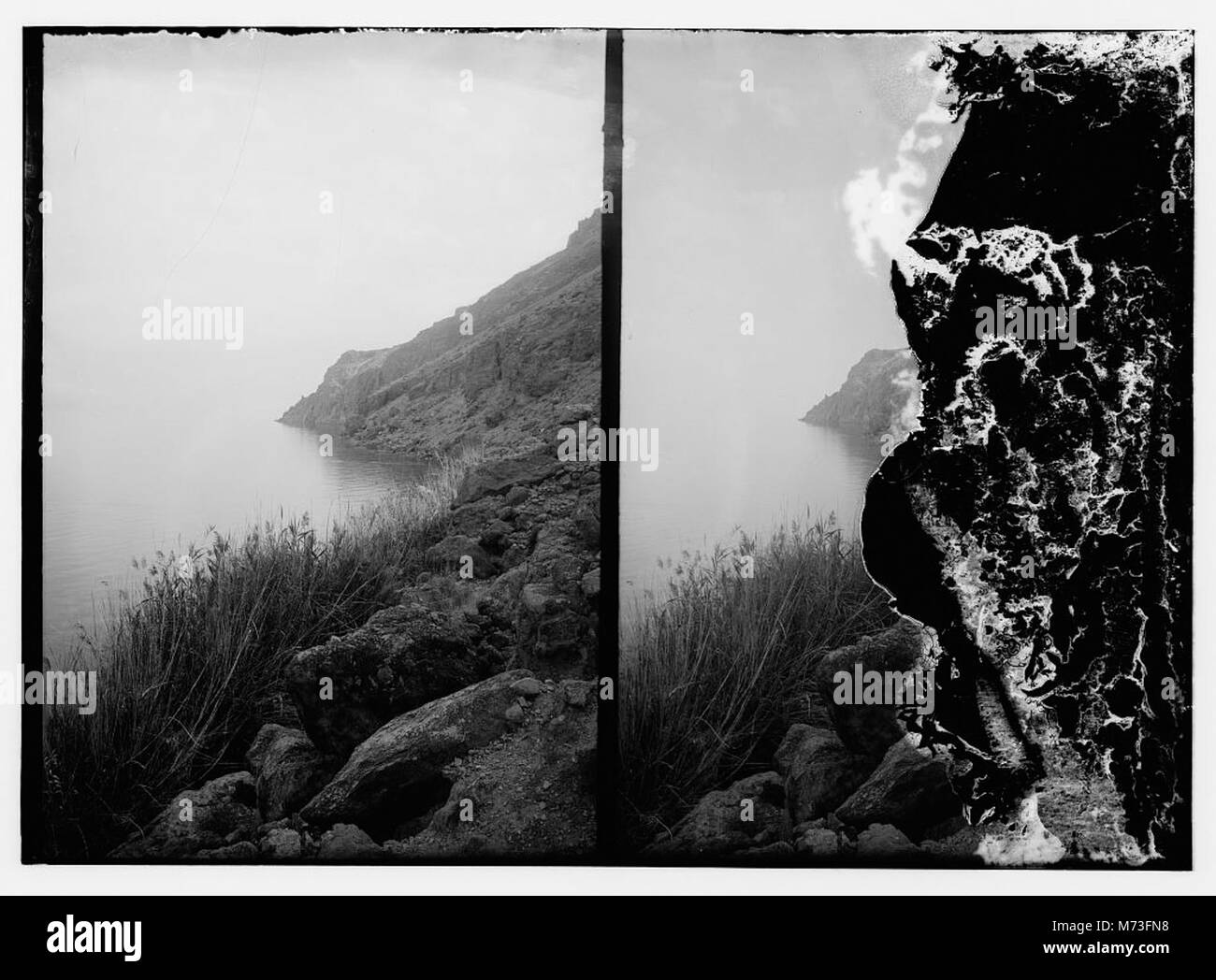A photograph of the Dead Sea, capturing its unique landscape and ...