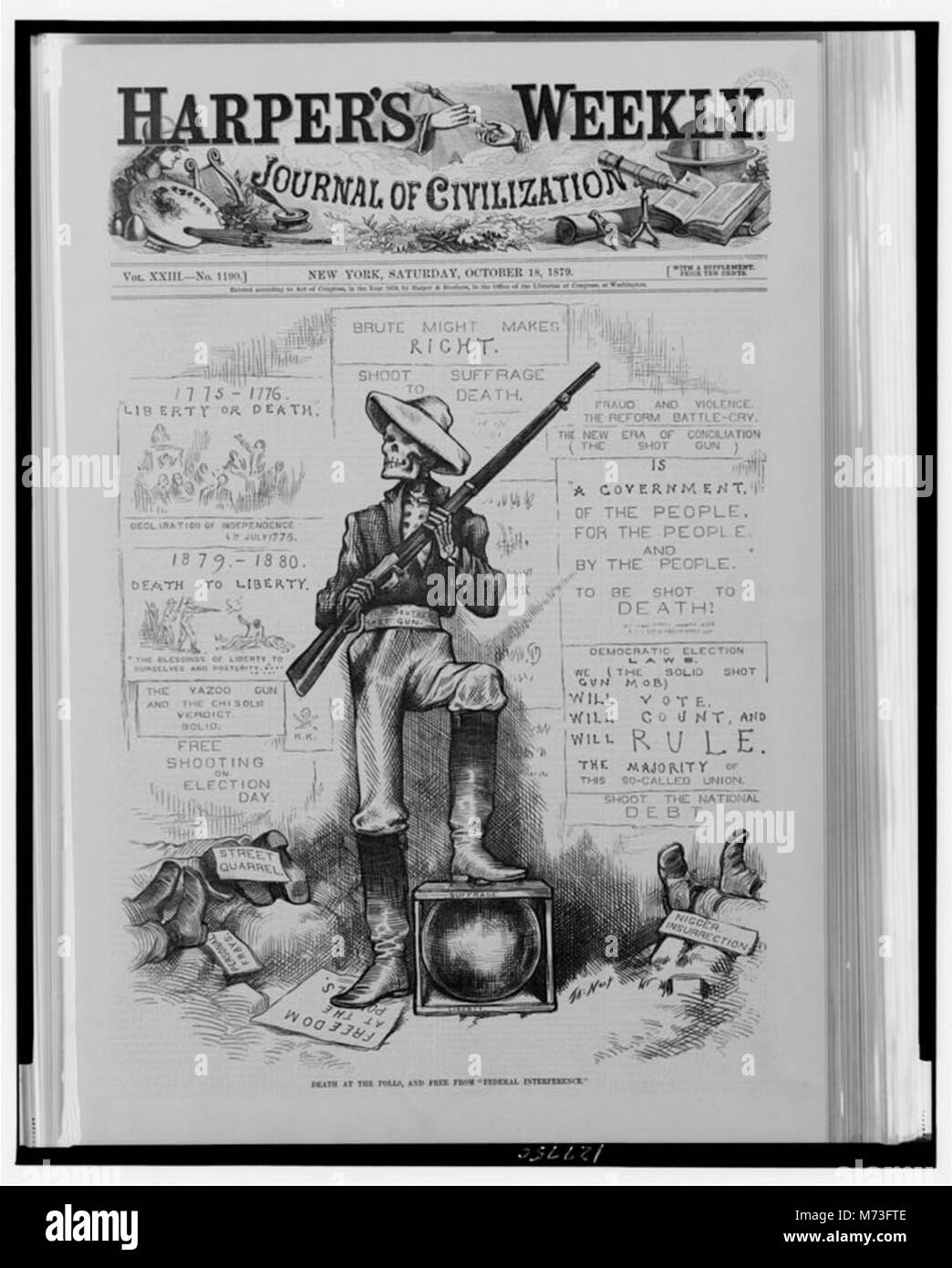 This political cartoon by Thomas Nast reflects a critical commentary on ...