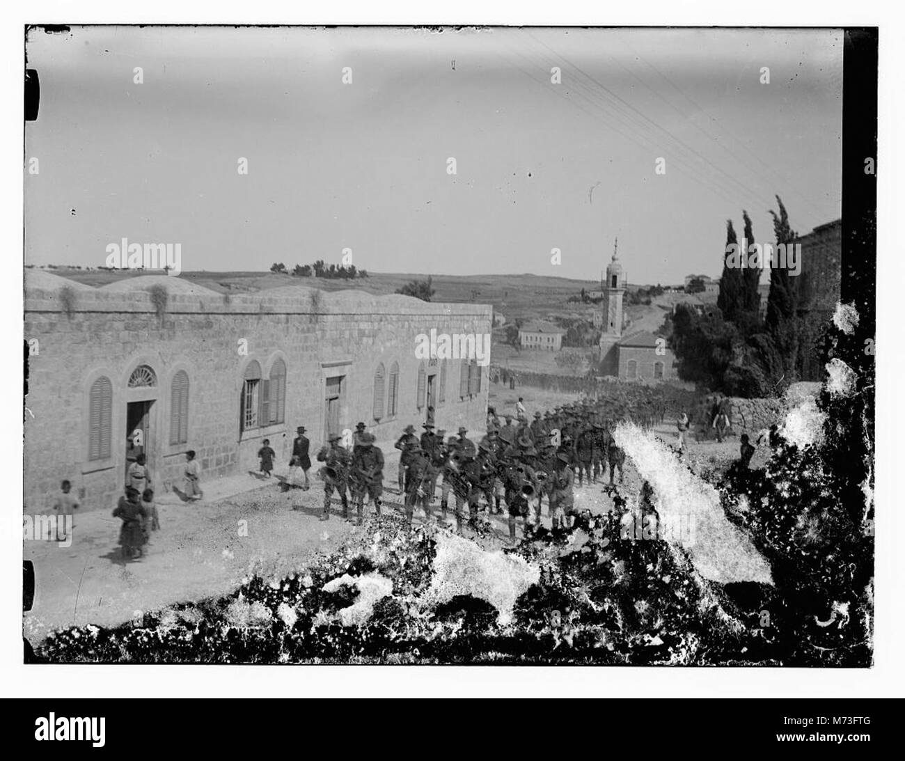 A photograph from December 1917, capturing a significant historical ...