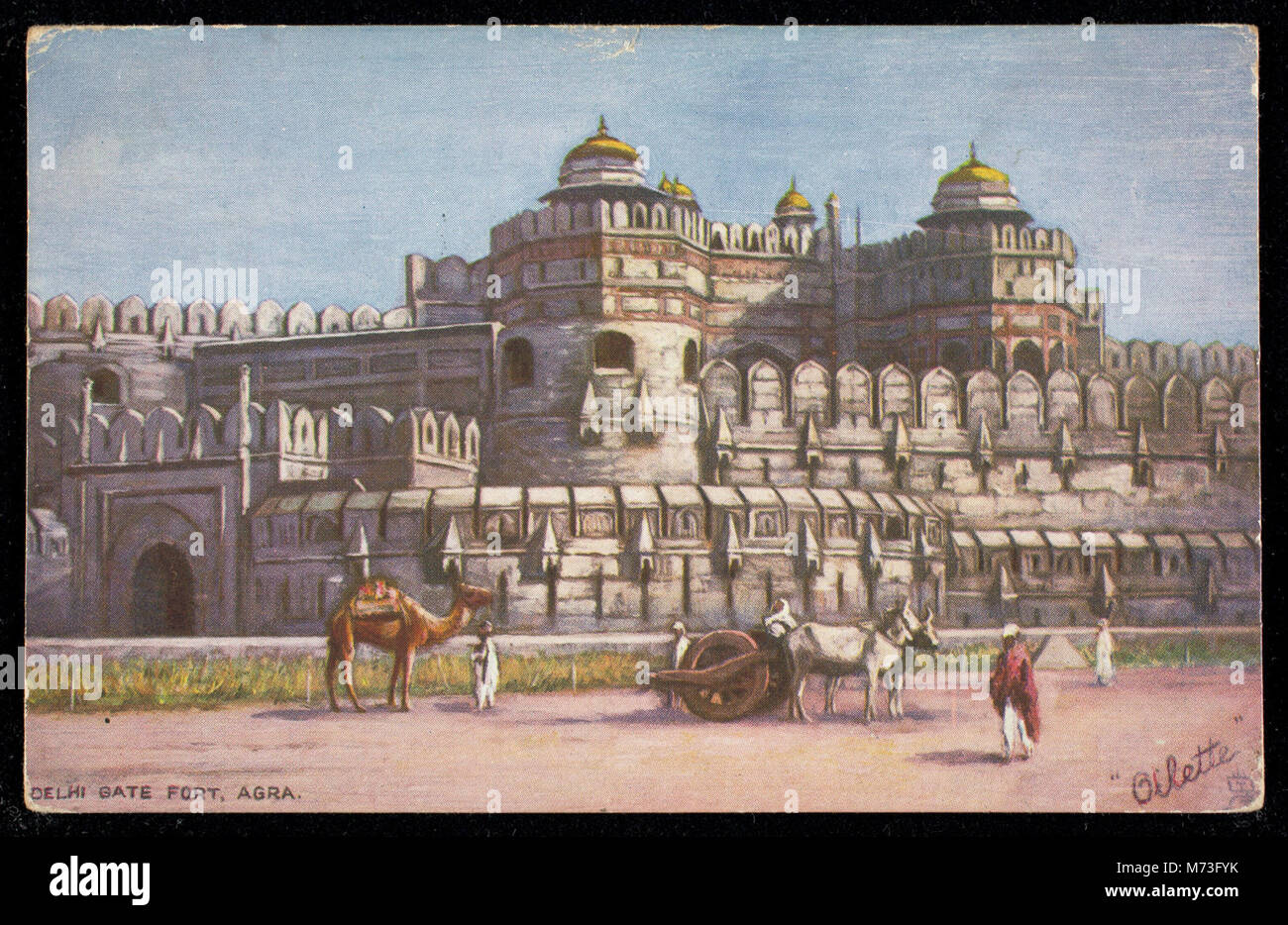 The Delhi Gate Fort, a historic fortification in India, known for its ...
