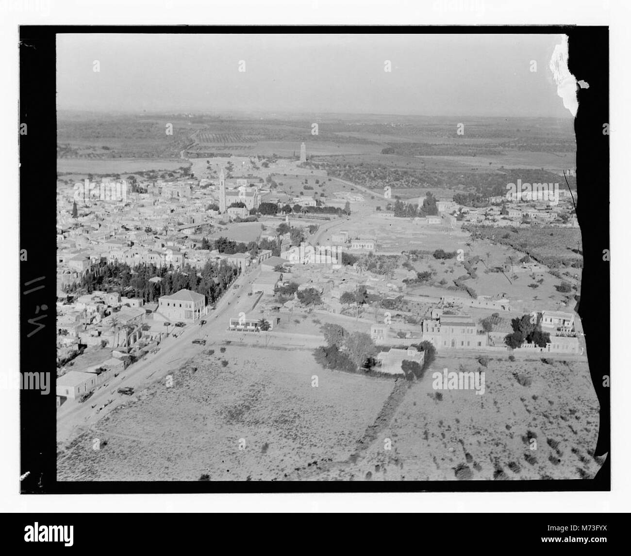 Aerial view of the Sea of Galilee, Jerusalem, the Jordan River, and ...