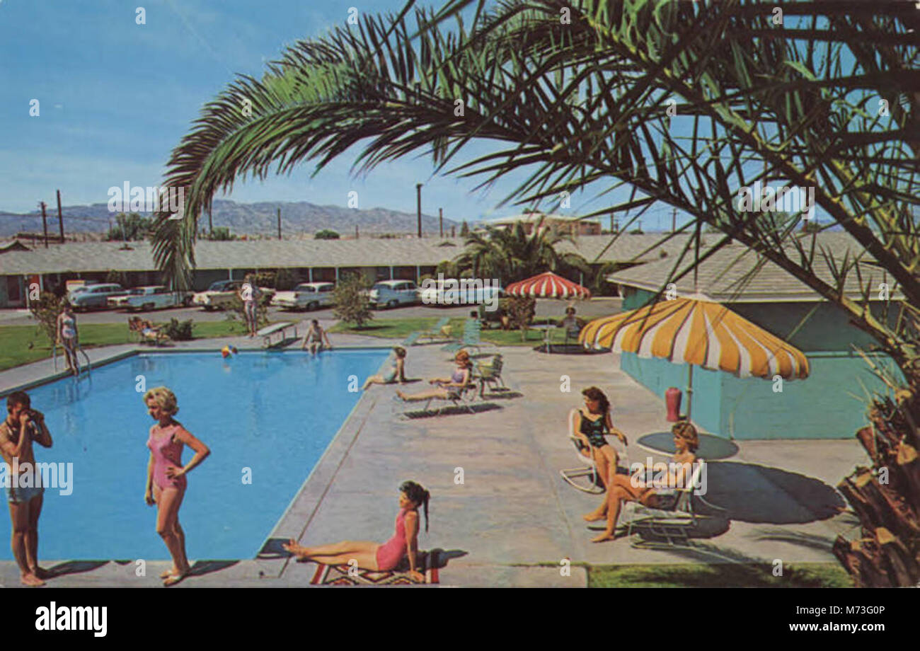 A photograph of Del Rhea Lodge, an iconic landmark located along ...