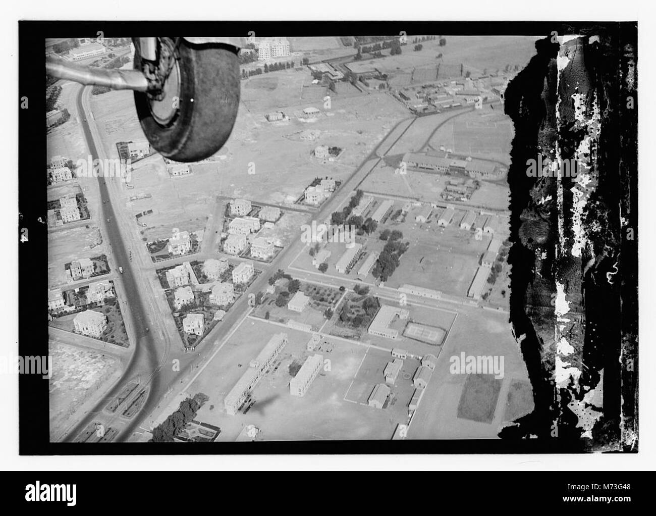 Aerial river valley in Black and White Stock Photos & Images - Alamy