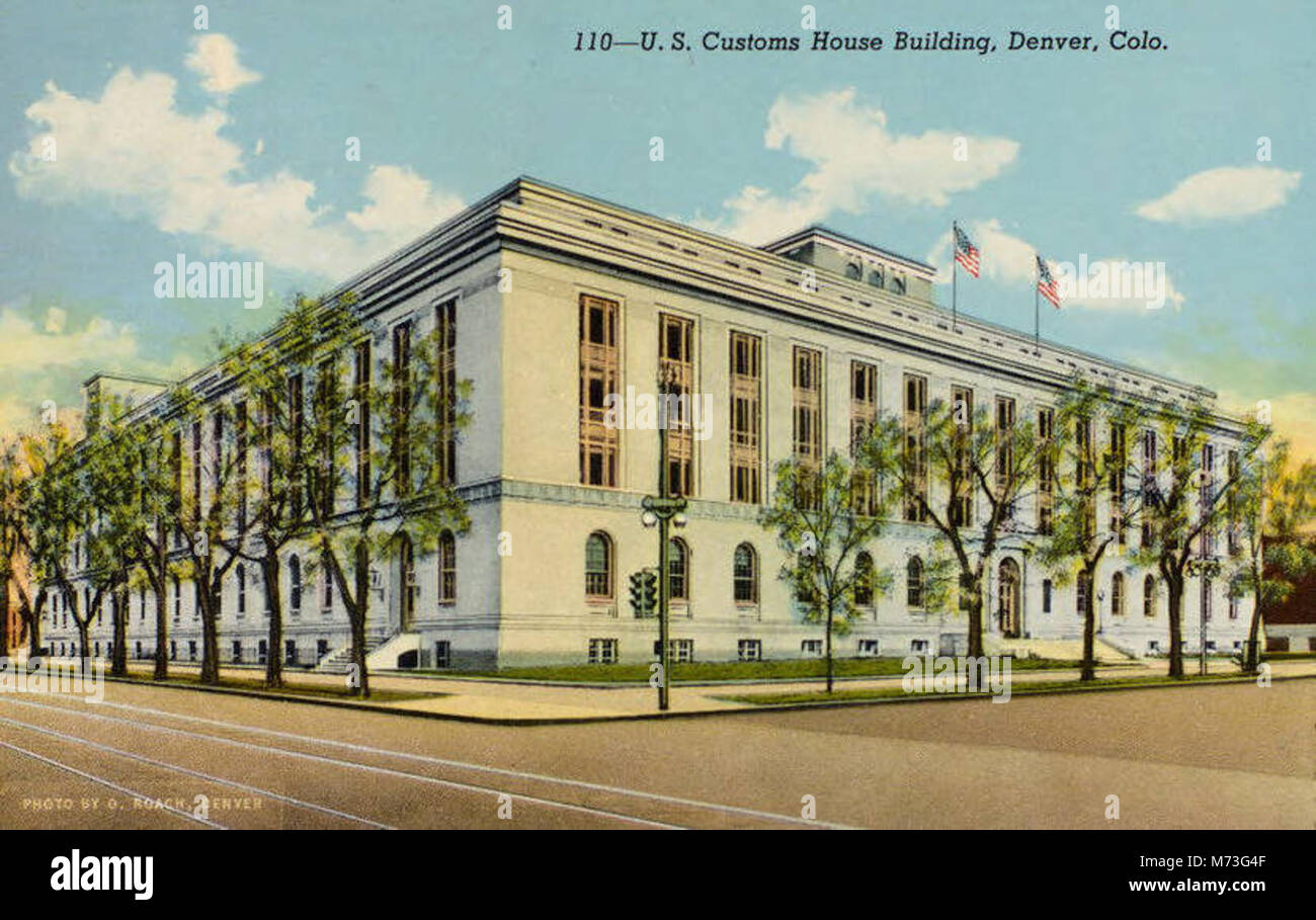The U.S. Customs House Building in Denver, Colorado, is shown in this ...