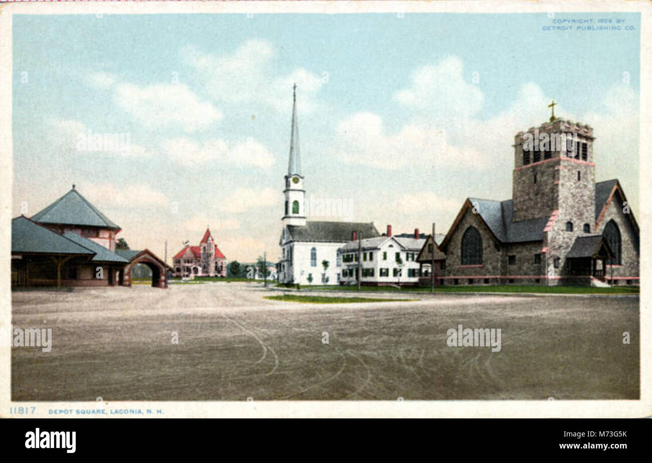 Photograph of Depot Square, showing the central transportation hub and ...