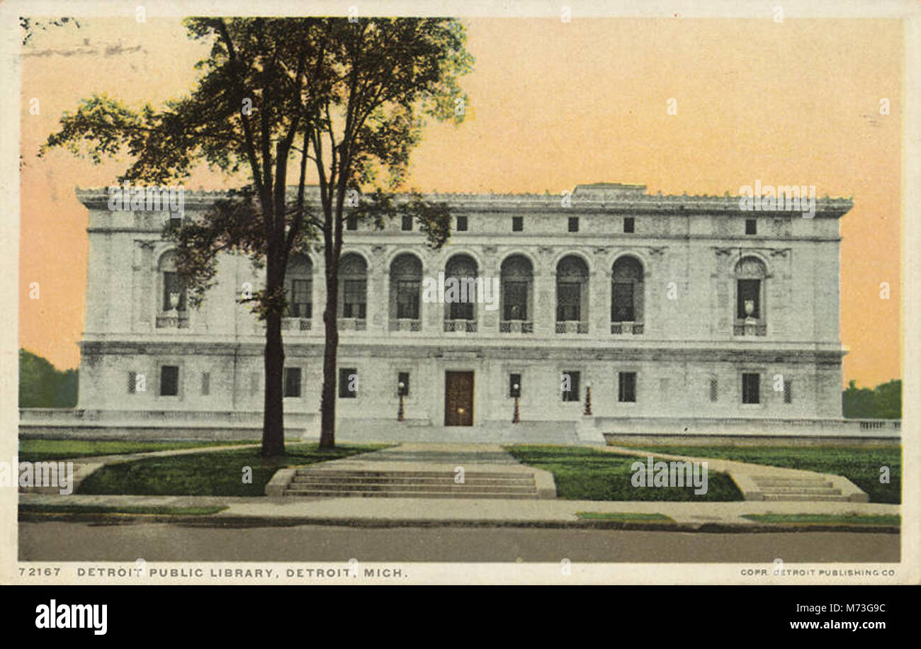 Detroit public library hi-res stock photography and images - Alamy