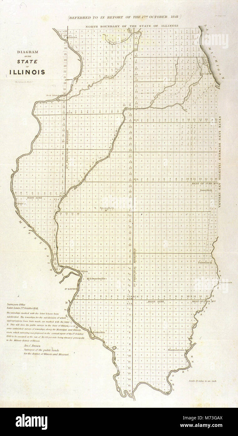 This diagram provides a detailed view of the state of Illinois ...