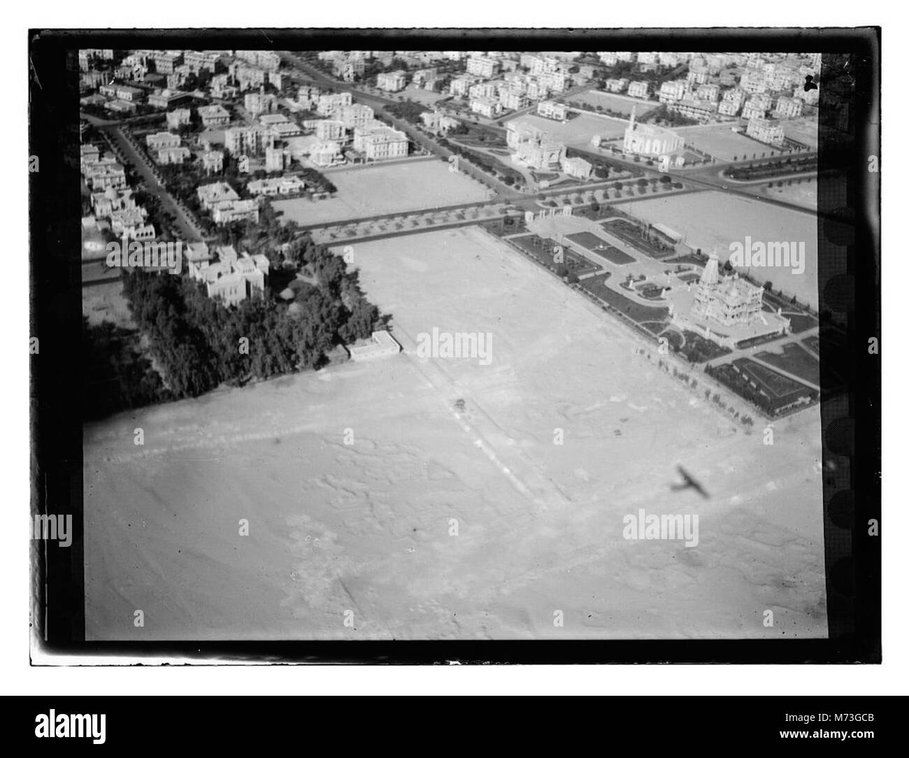 An aerial view of a bustling African city captures the complexity and ...