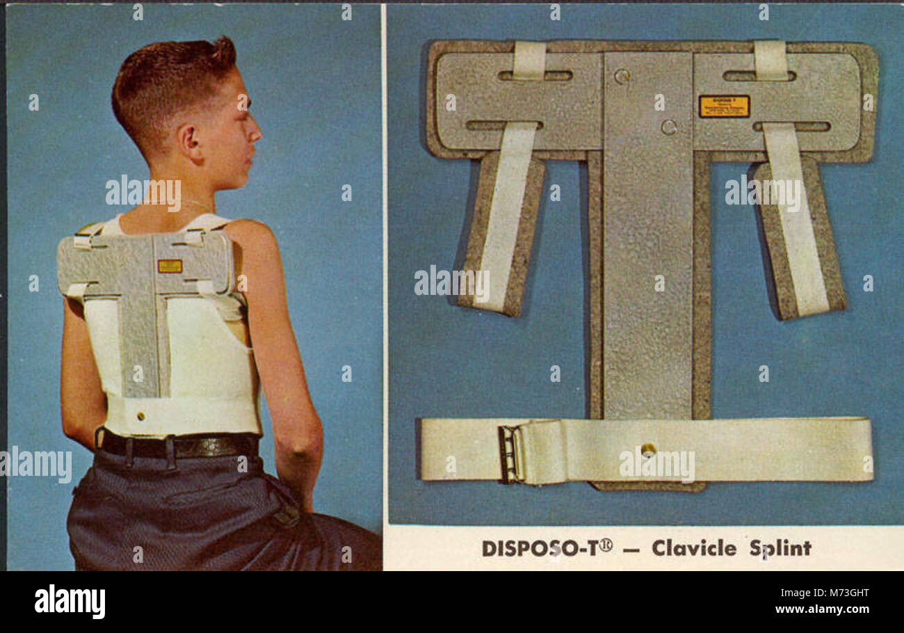 The Disposo-T clavicle splint is a medical device designed to support ...