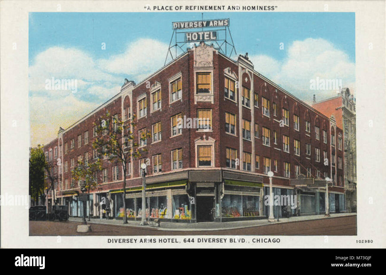 An image of the Diversey Arms Hotel, capturing the architecture and ...