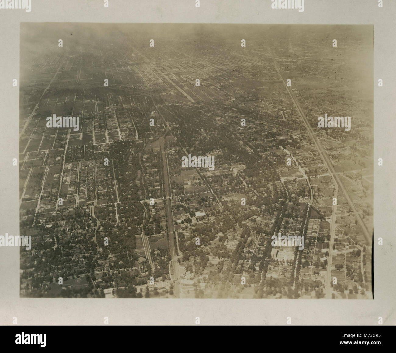 Aerial View of Chicago, Beverly Hills, 1925 (NBY 5343 Stock Photo - Alamy