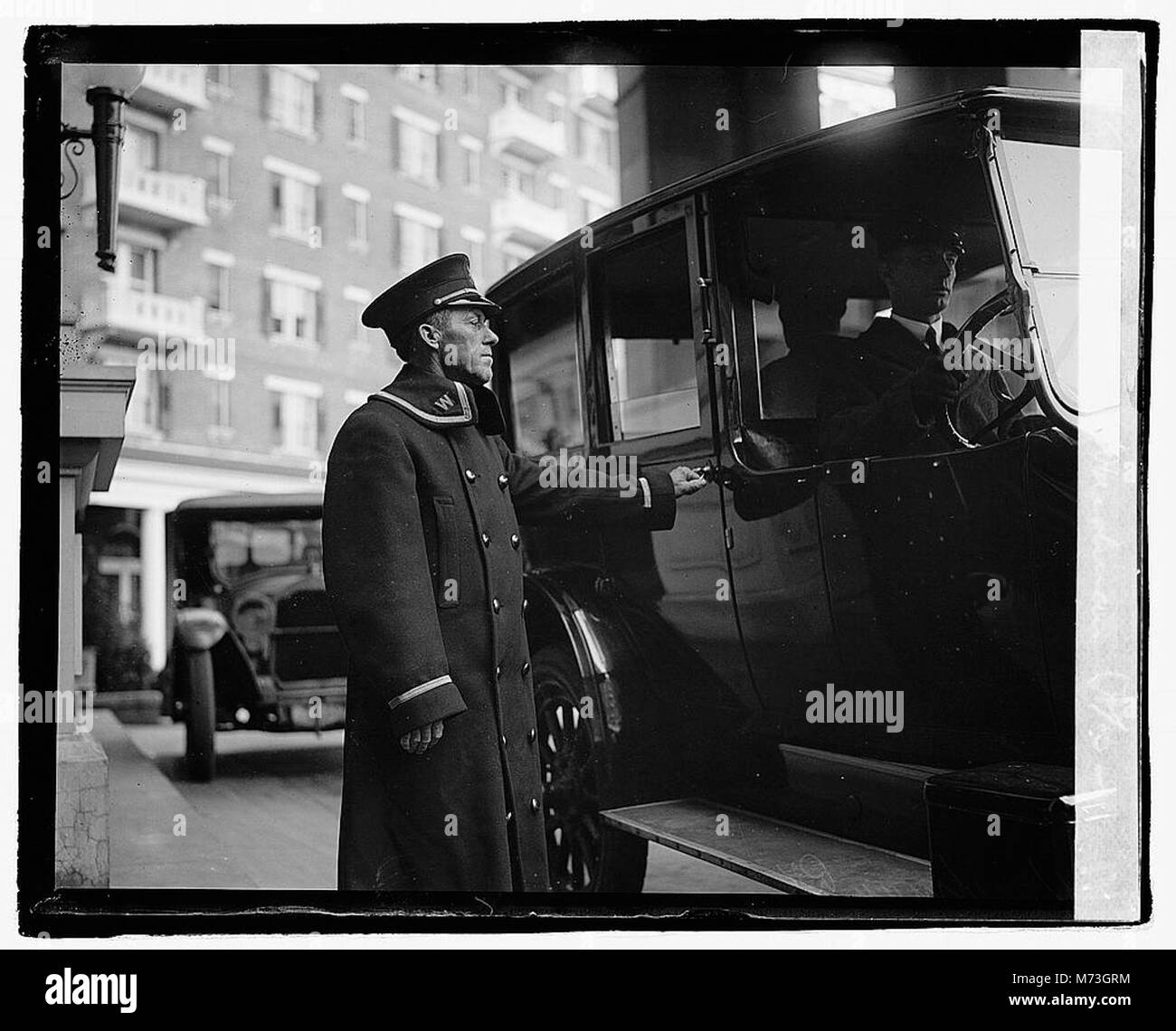 Vintage doorman Black and White Stock Photos & Images - Alamy