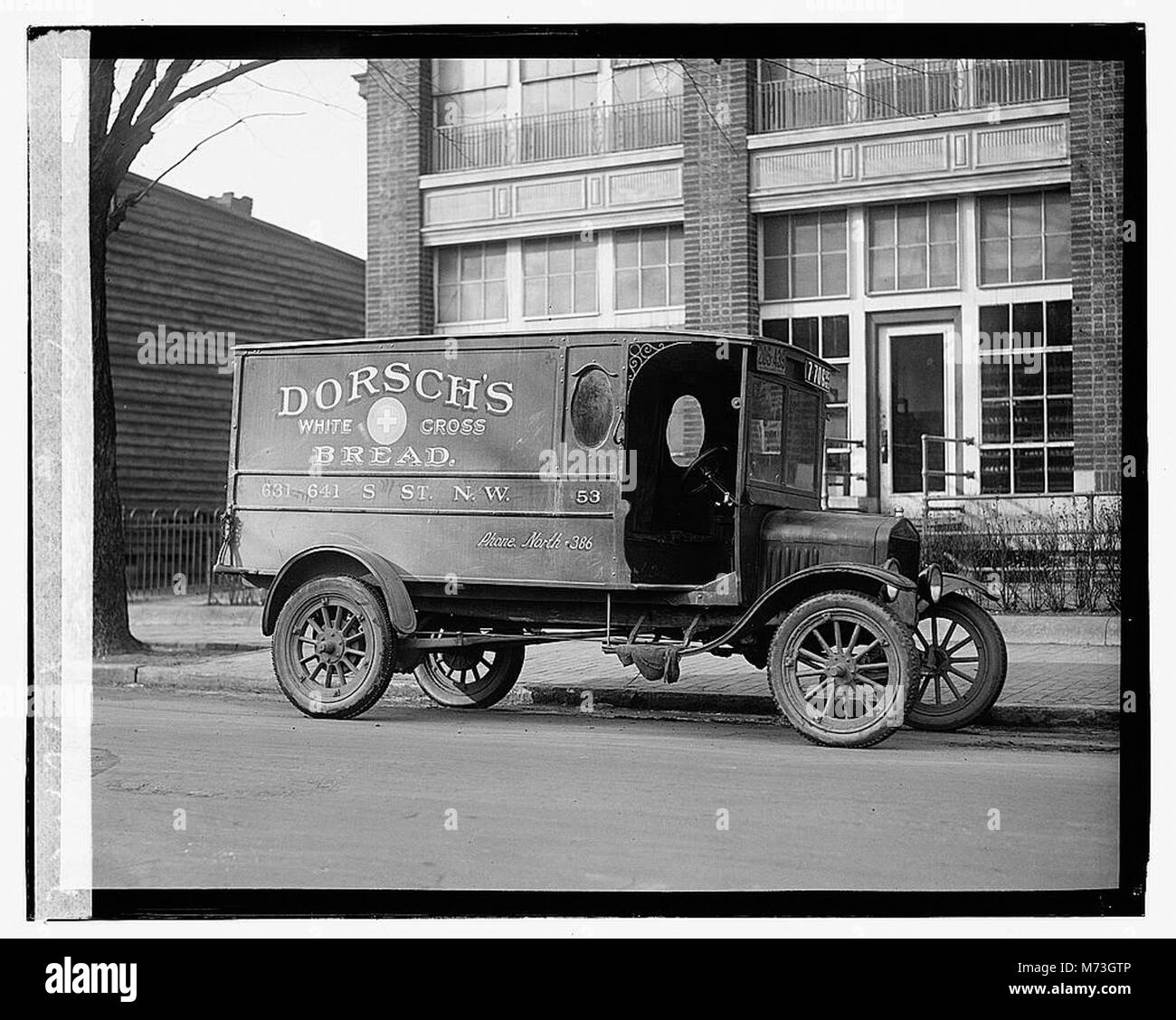 Photograph of Dorsch's Ford truck, showcasing an early 20th-century ...