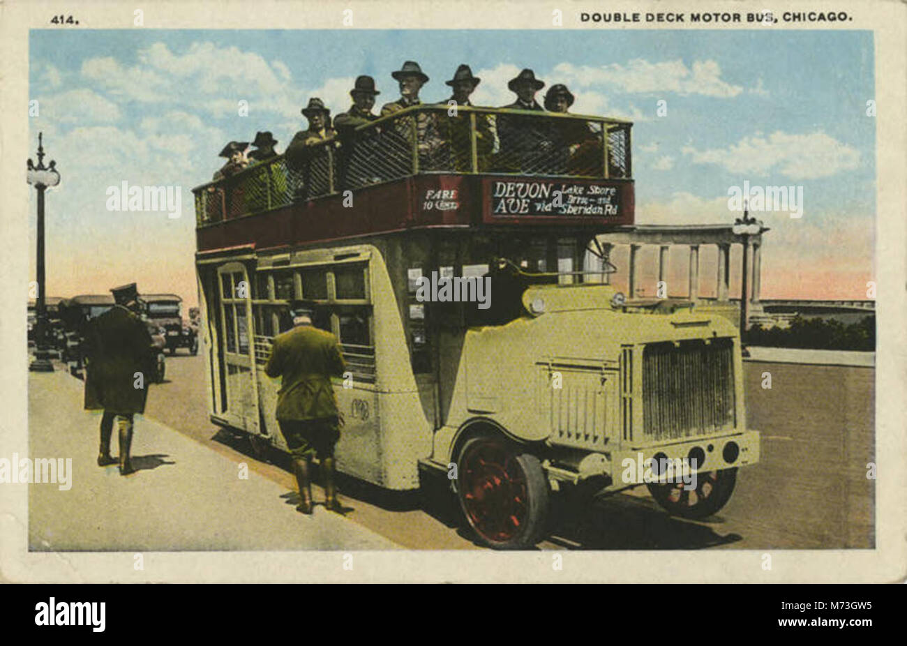 Motor bus 1900s hi-res stock photography and images - Alamy
