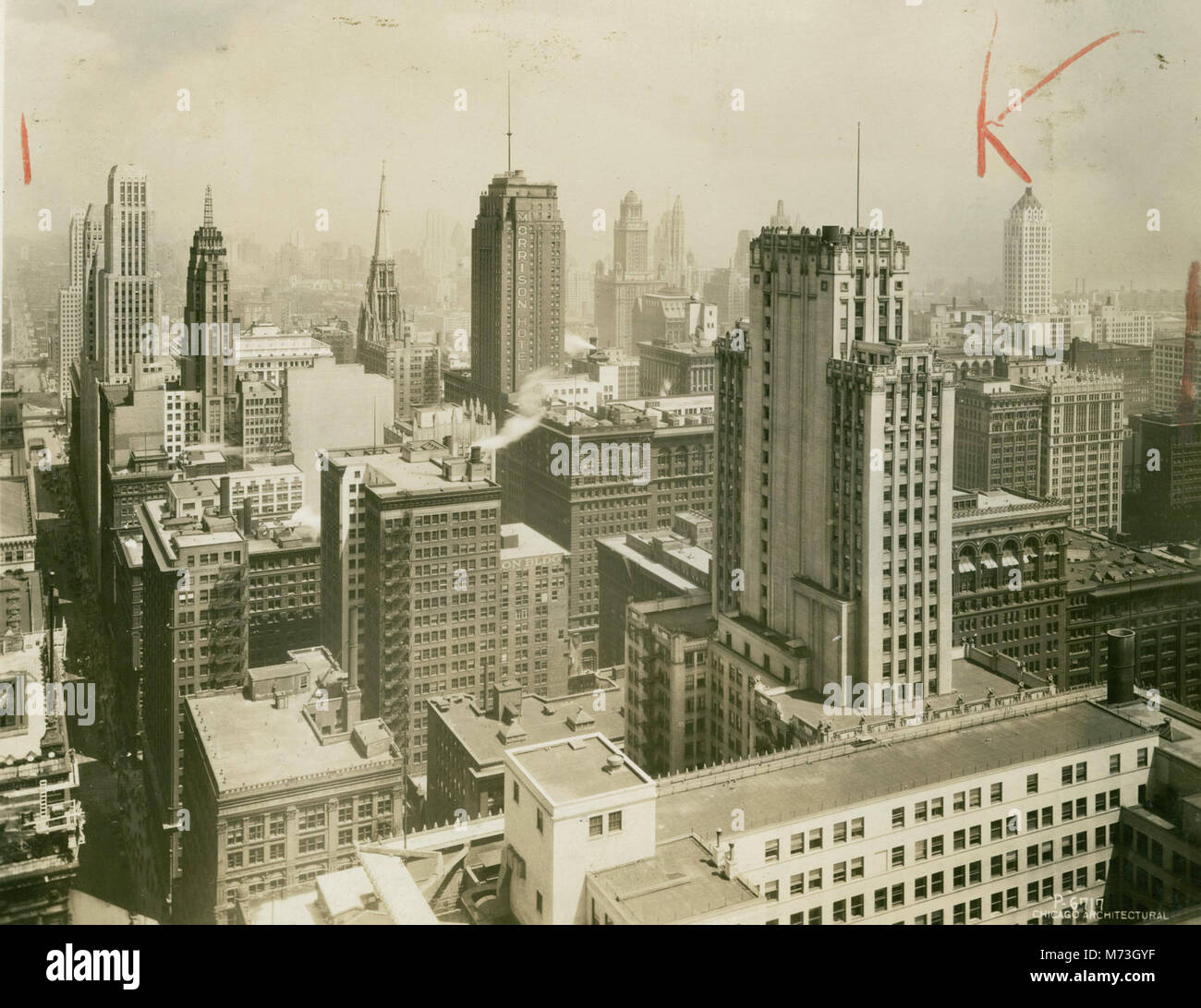 Downtown in 1940s hi-res stock photography and images - Alamy