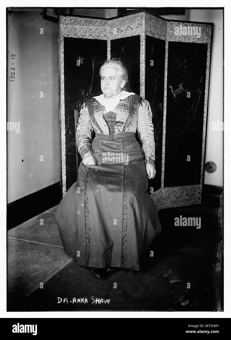 Portrait of Dr. Anna Shaw, a notable figure in the women's suffrage ...