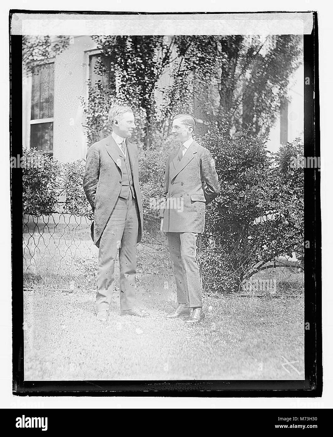 An image of Dr. Geo. Harding and his son George H., Jr. The photograph ...