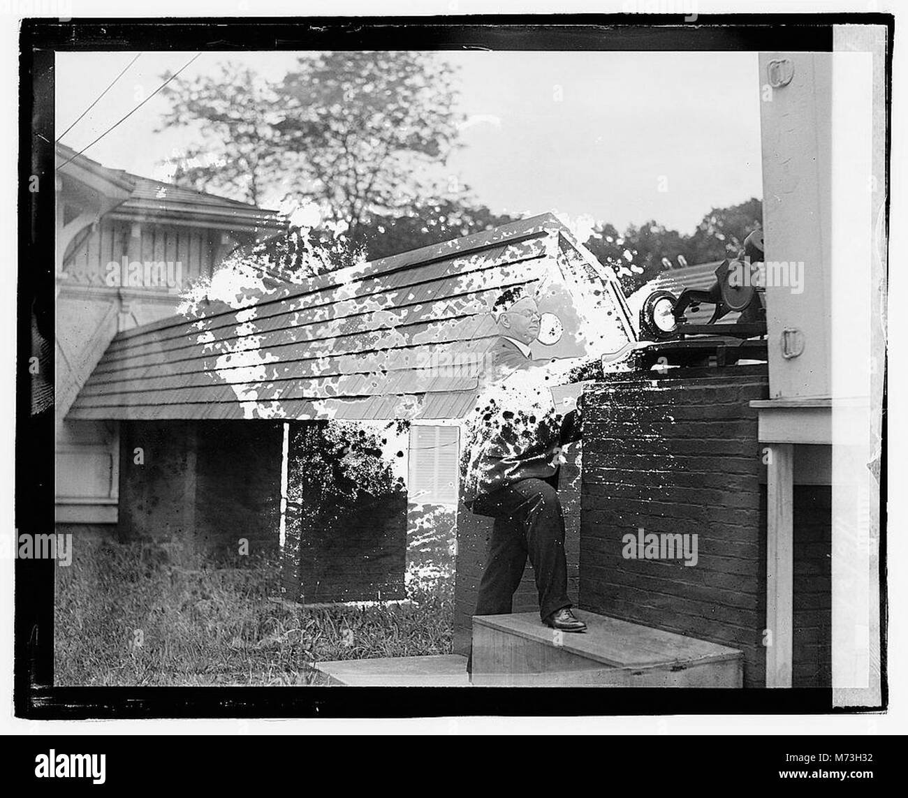A portrait of Dr. Geo. H. Peters, taken on May 16, 1921, documenting ...