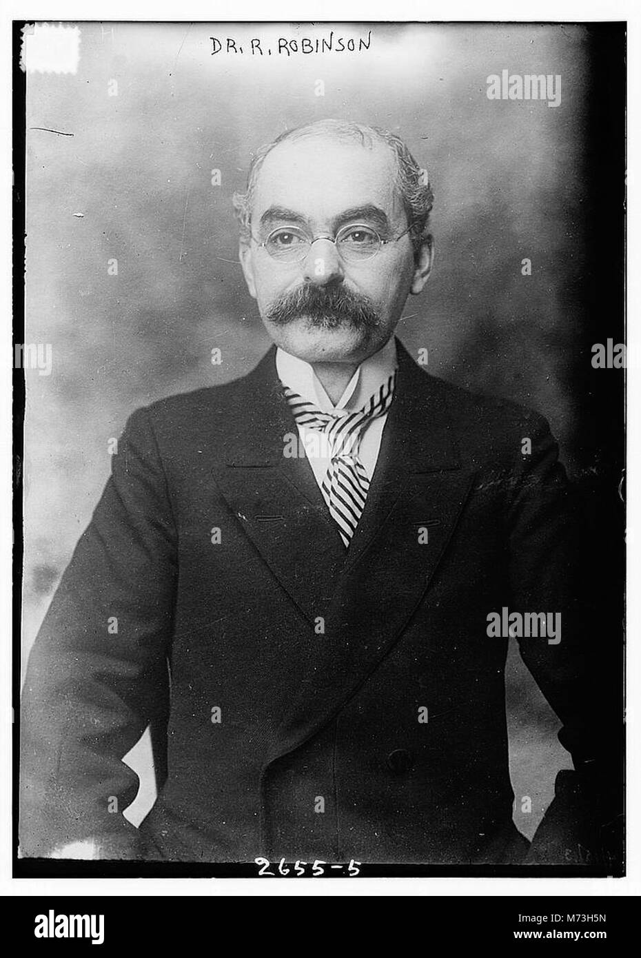 Dr. R. Robinson, a respected medical professional, is shown in this ...