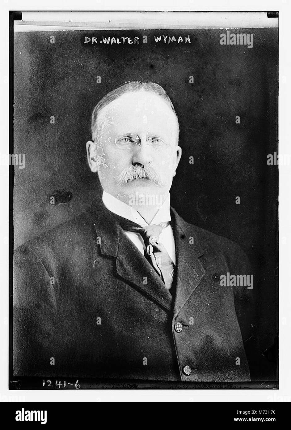 Dr. Walter Wyman was a prominent physician and public health official ...