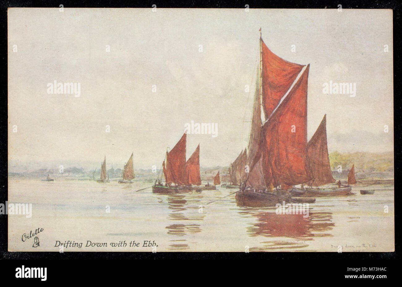 Drifting Down with the Ebb. (NBY 439653 Stock Photo - Alamy