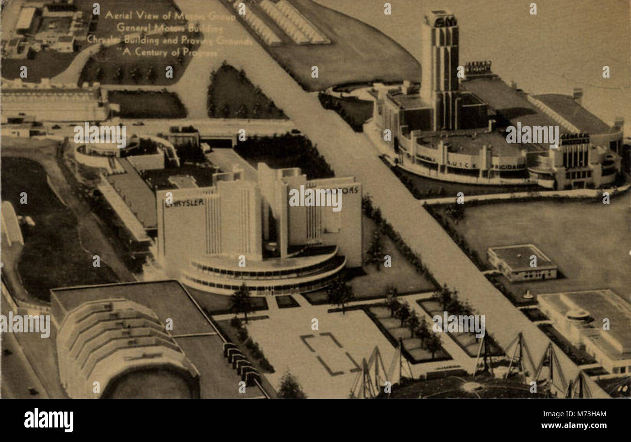 This aerial photograph features an overhead view of the Motors Group ...