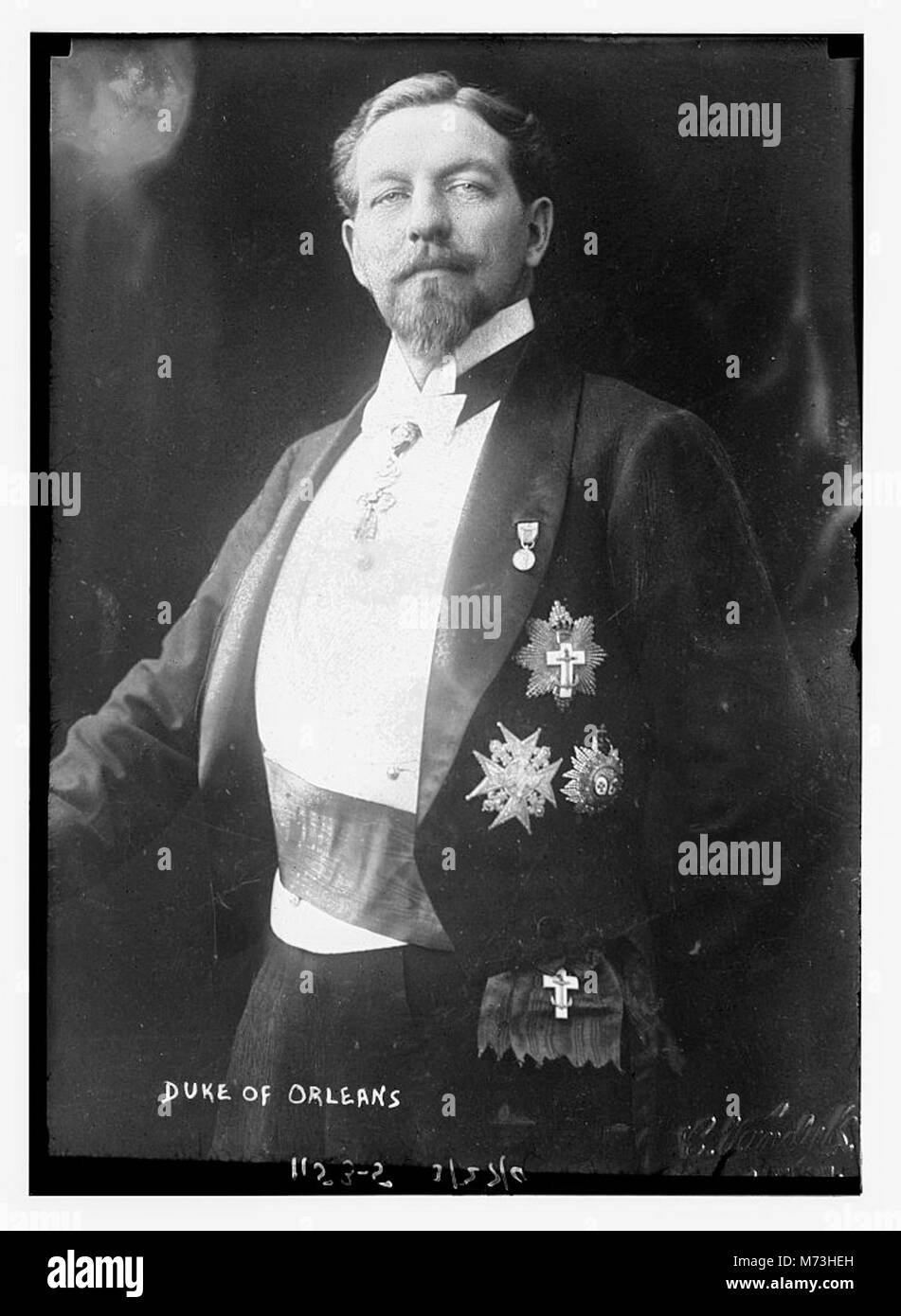 A portrait of the Duke of Orleans, a prominent French royal figure from ...