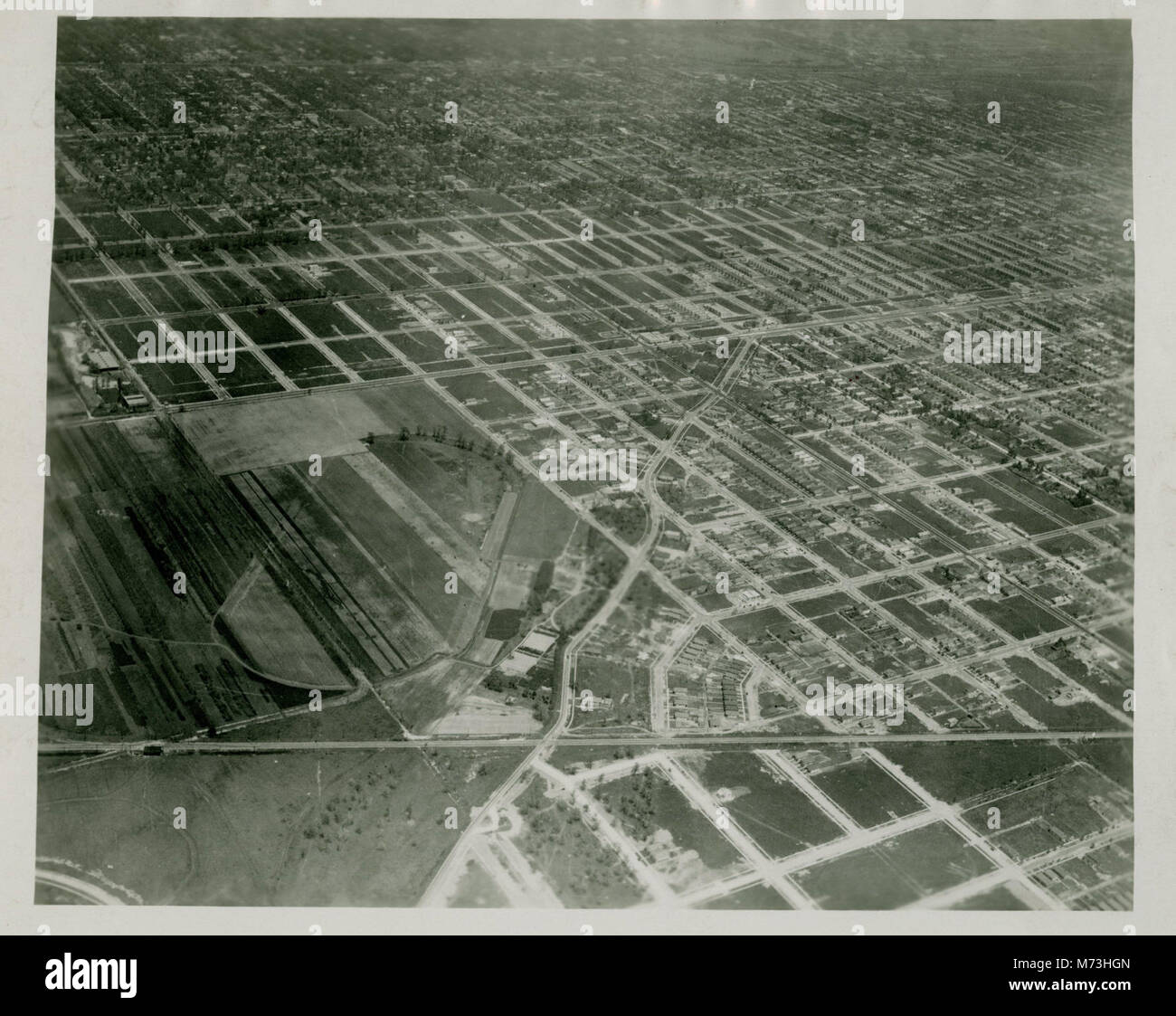 View on suburban sprawl hi-res stock photography and images - Alamy