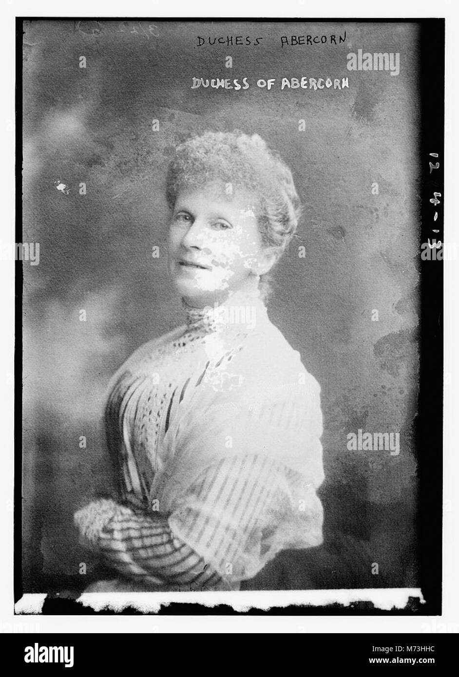 A portrait of the Dutchess of Abercorn, a prominent aristocratic figure ...