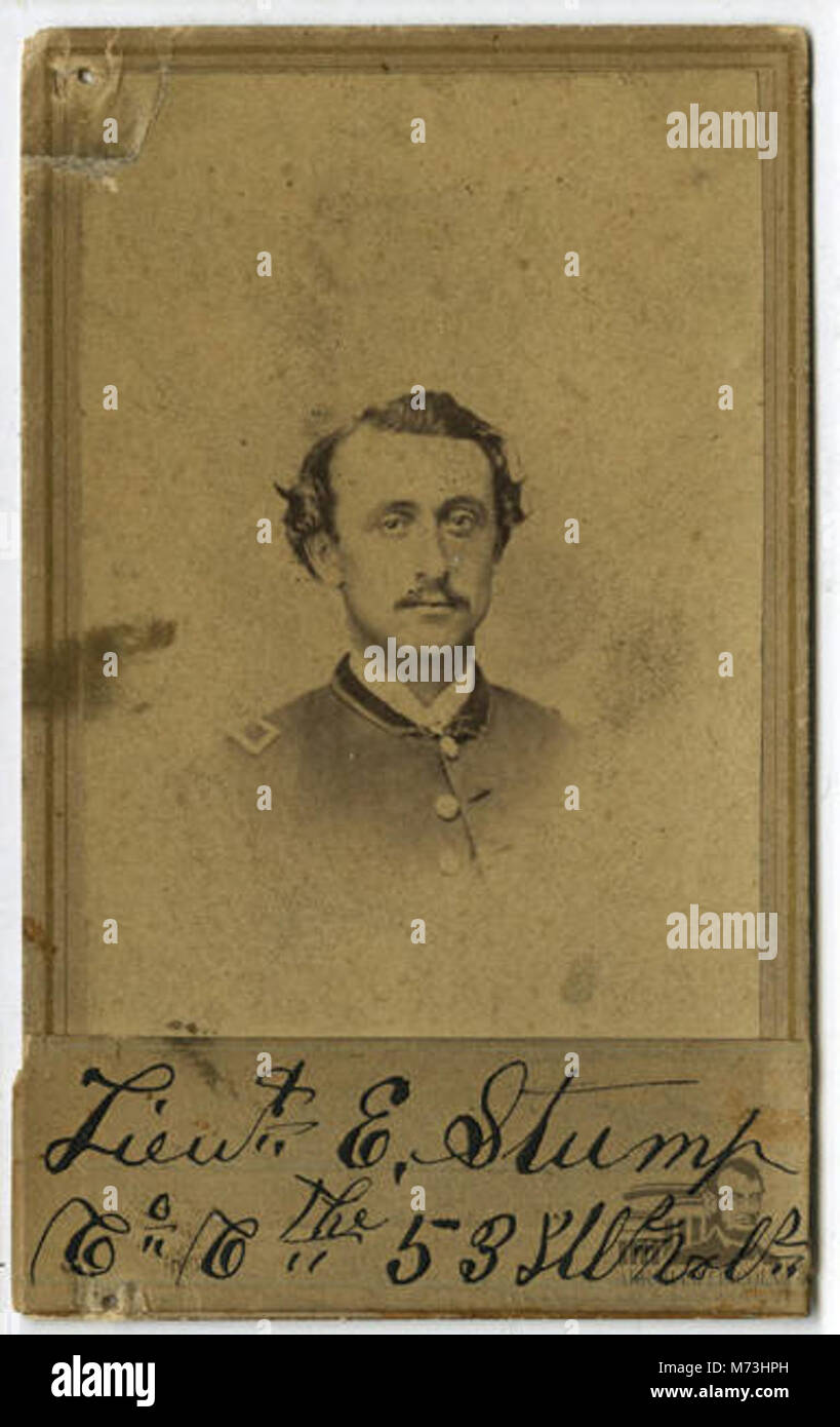 A portrait of E. Stump, part of the ALP BIB collection, showcasing this ...