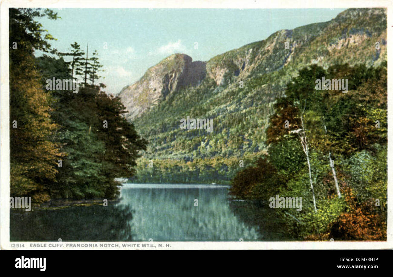 Eagle Cliff, located in Franconia Notch, is a prominent geological ...