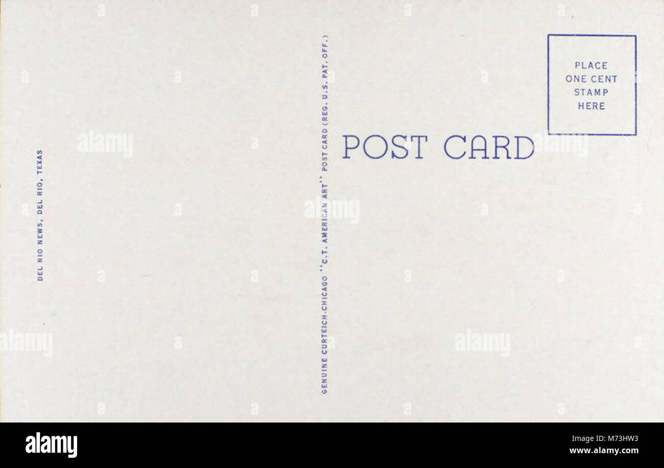 This image shows the U.S. Post Office in Eagle Pass, Texas, a key ...