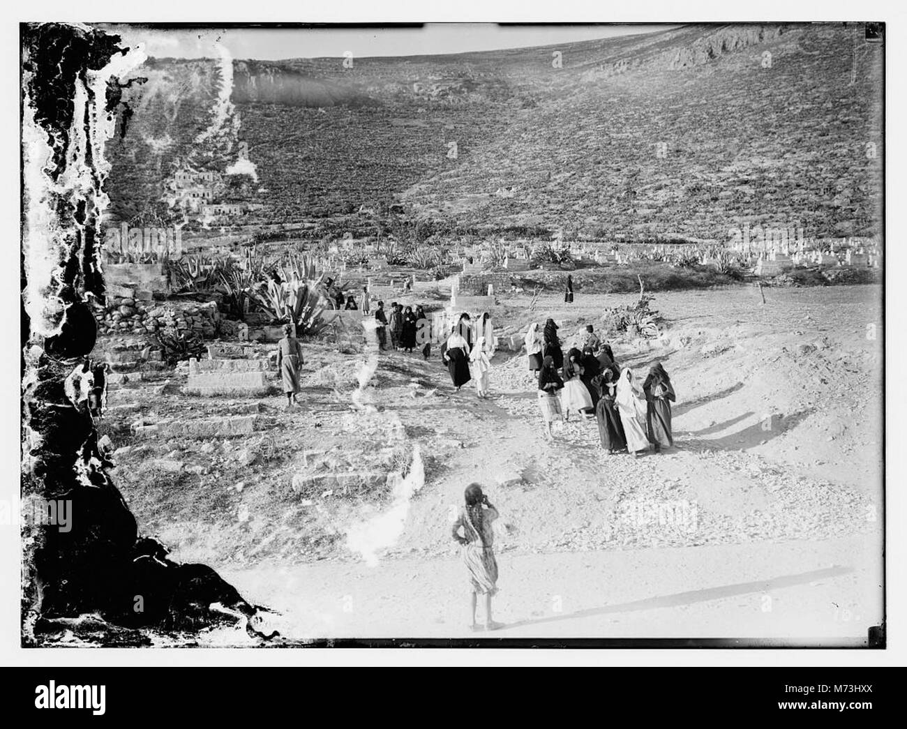 This photograph captures the devastating damage caused by an earthquake ...