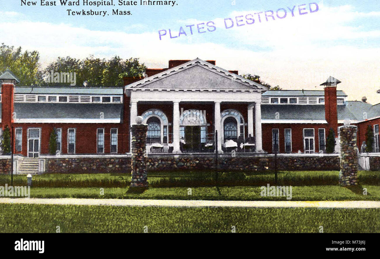 An image of East Ward Hospital, a state infirmary, showing the facility ...