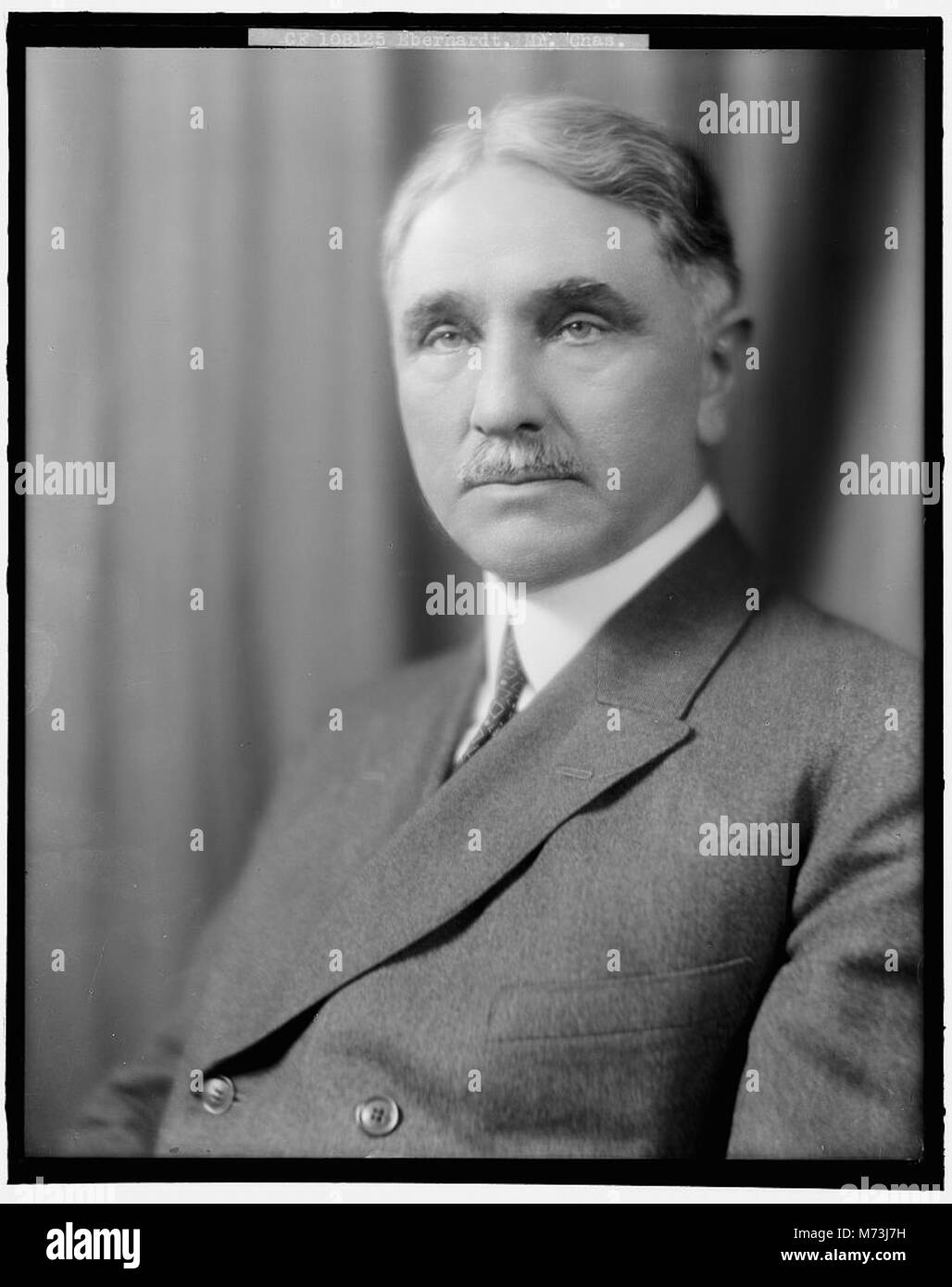 A historical portrait of Charles Eberhardt, a figure whose contributions to American history or ...