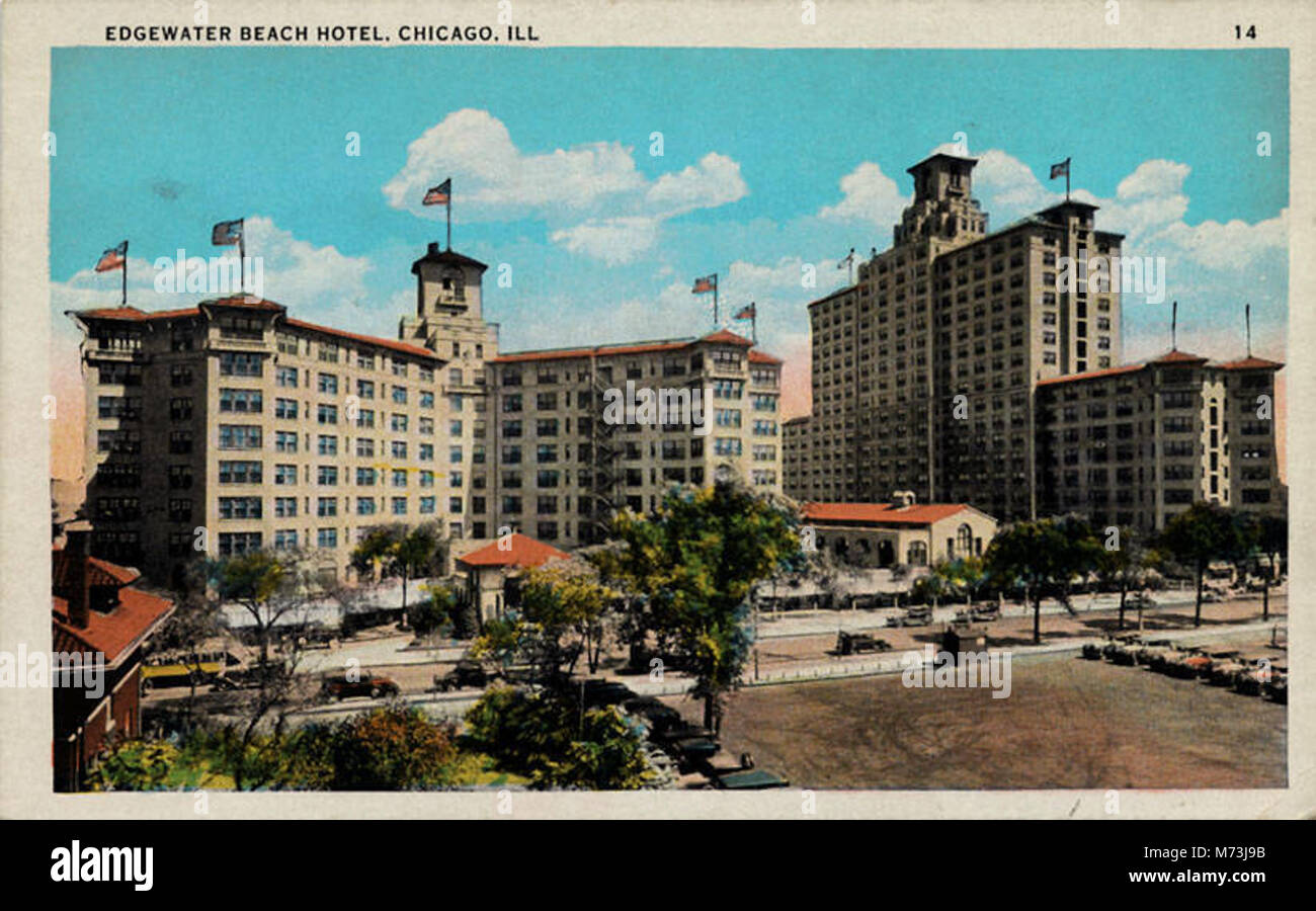 Edgewater Beach Hotel, Chicago, Illinois (NBY 416236 Stock Photo - Alamy