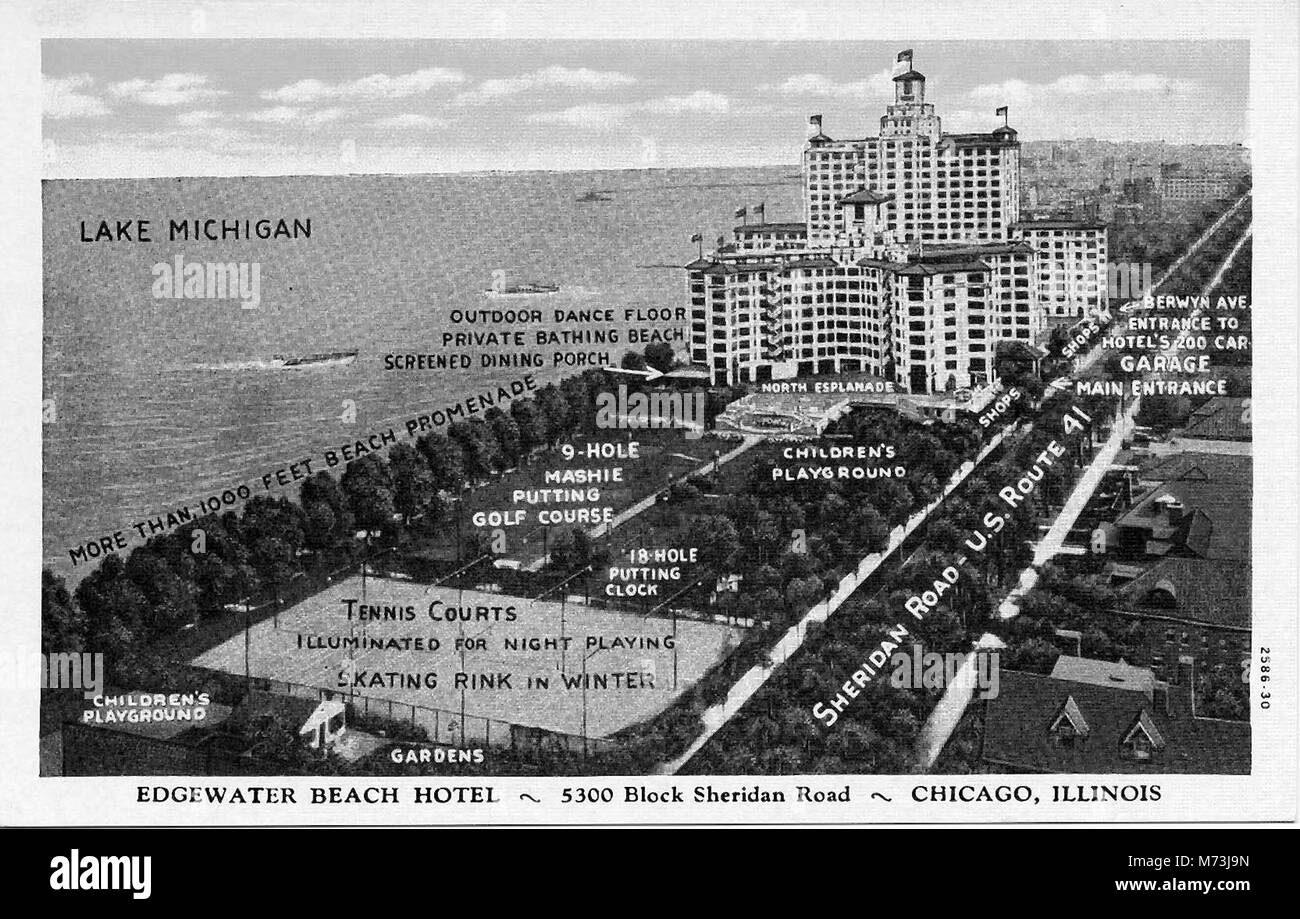 Edgewater hotel Black and White Stock Photos & Images - Alamy