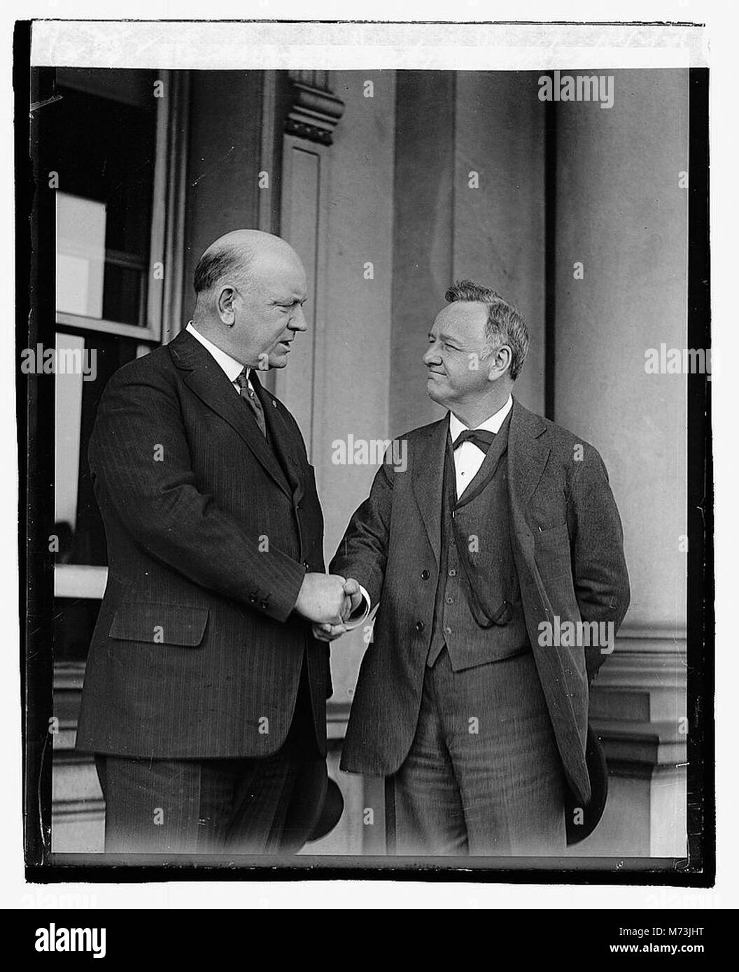 A photograph featuring Edwin Denby and Josephus Daniels, two ...