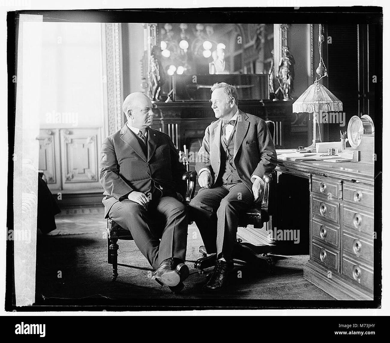 The photograph shows Edwin Denby and Josephus Daniels, both notable ...