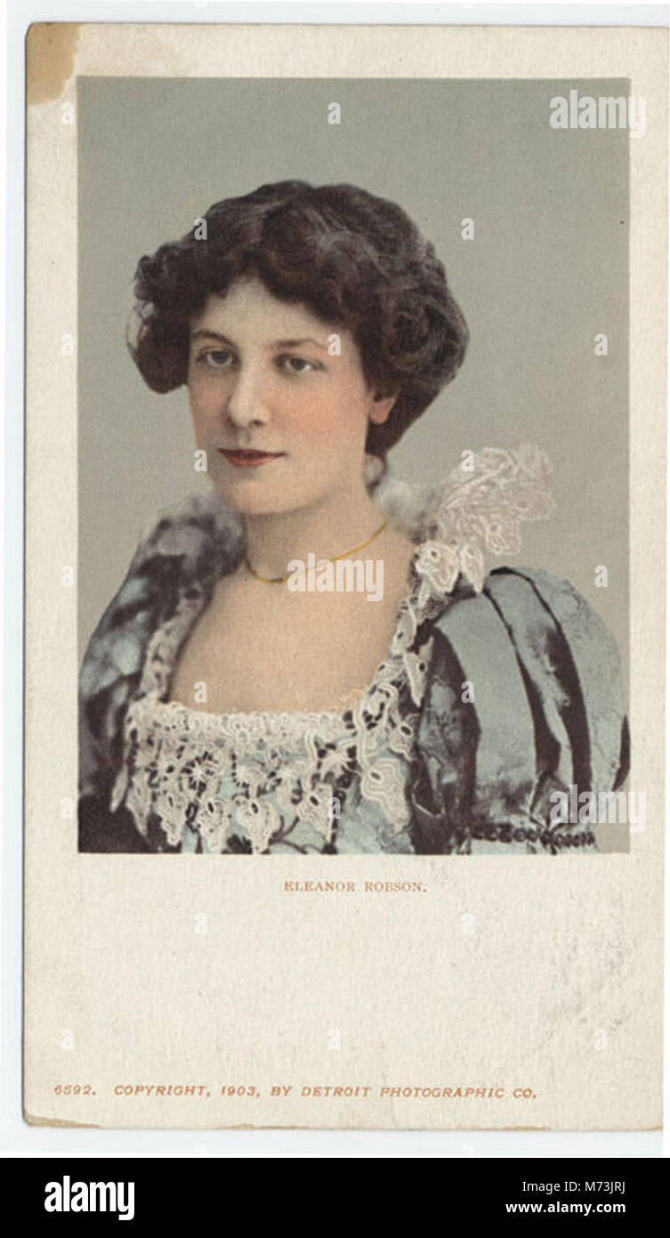 Portrait of Broadway actress Eleanor Robson, known for her stage work ...