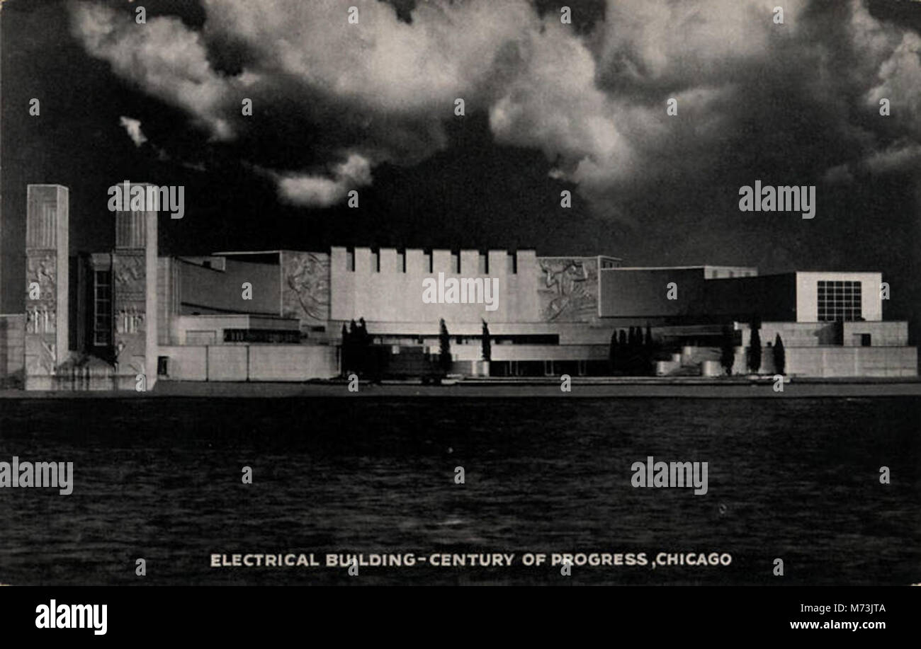 The Electrical Building at the Century of Progress exposition in ...