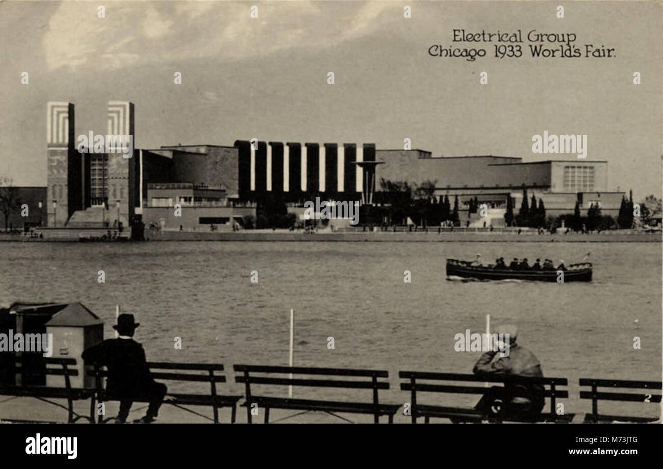 A photo of the Electrical Group exhibit at the 1933 Chicago World's ...
