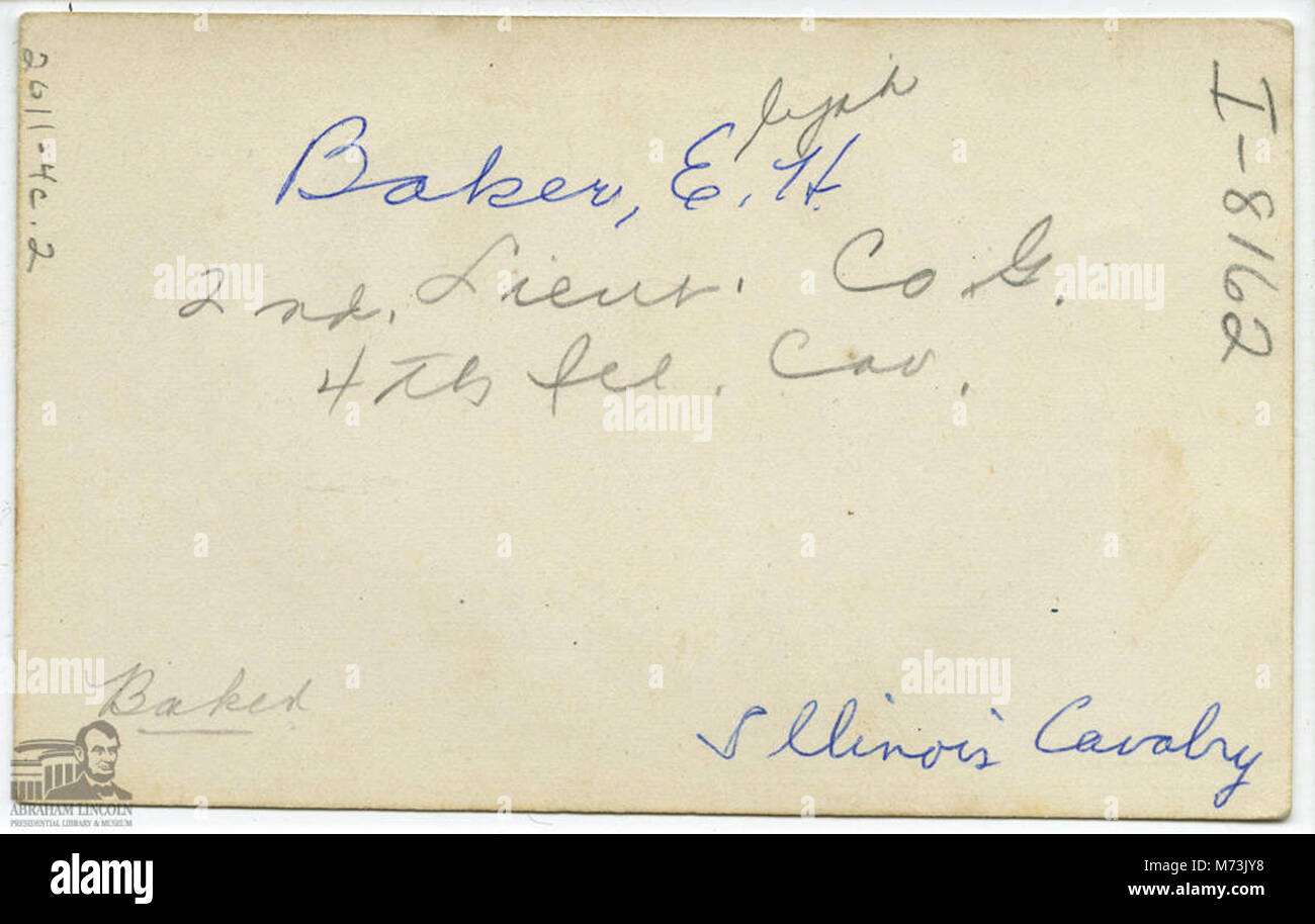 A portrait of Elijah H. Baker, captured for historical reference in the ...