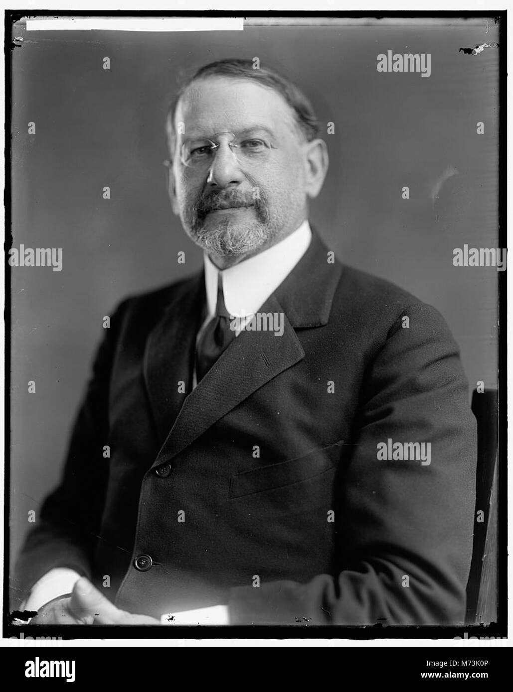A.J. Elkus, an ambassador, depicted in a portrait reflecting his ...