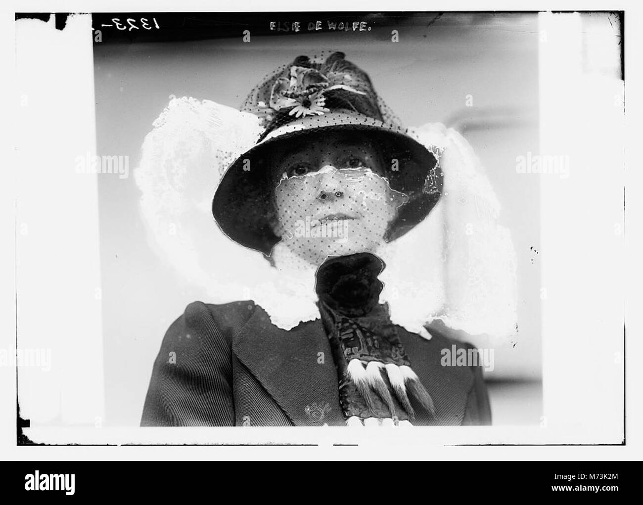 A portrait of Elsie de Wolf, a famous interior designer and social ...