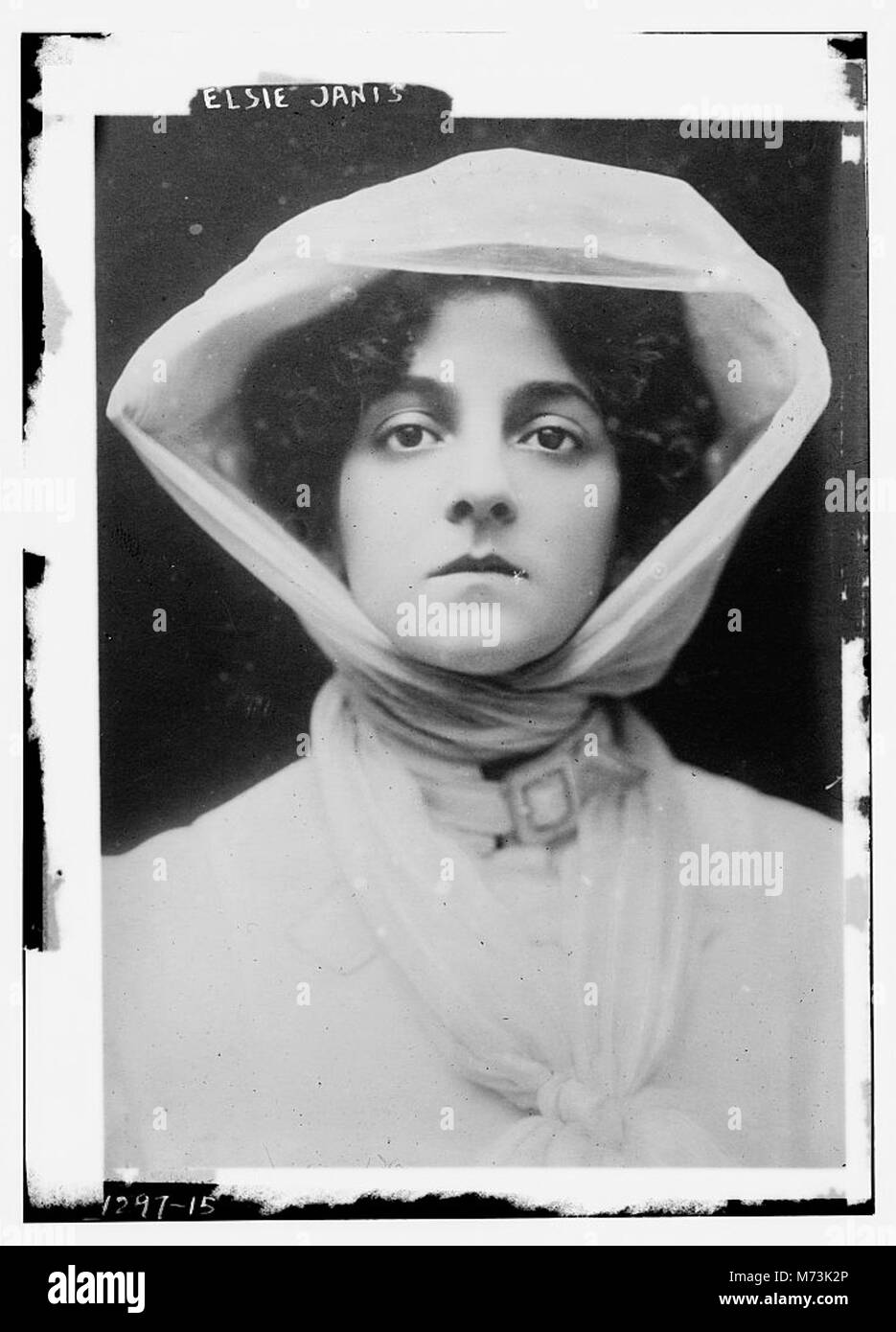 A portrait of Elsie Janis, an American actress, singer, and songwriter ...