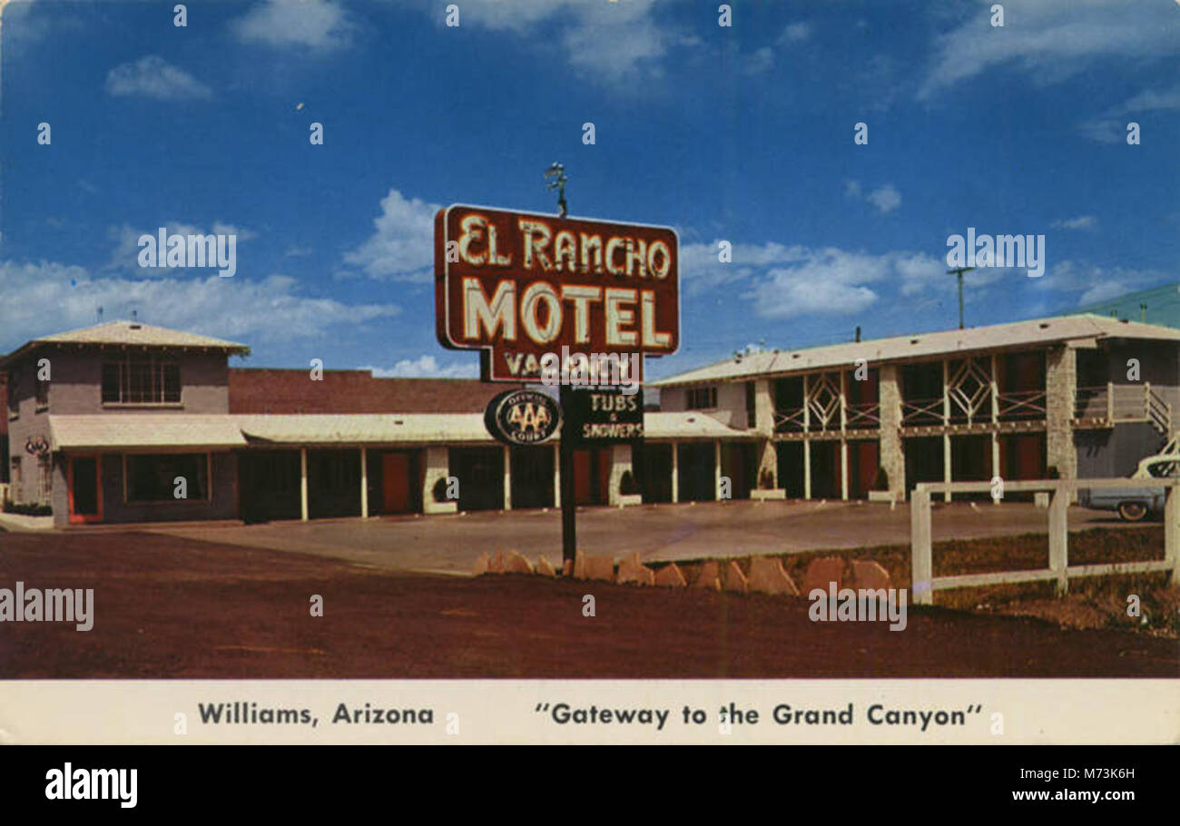 El Rancho Motel, Bob Bradshaw photo (NBY 434479 Stock Photo - Alamy