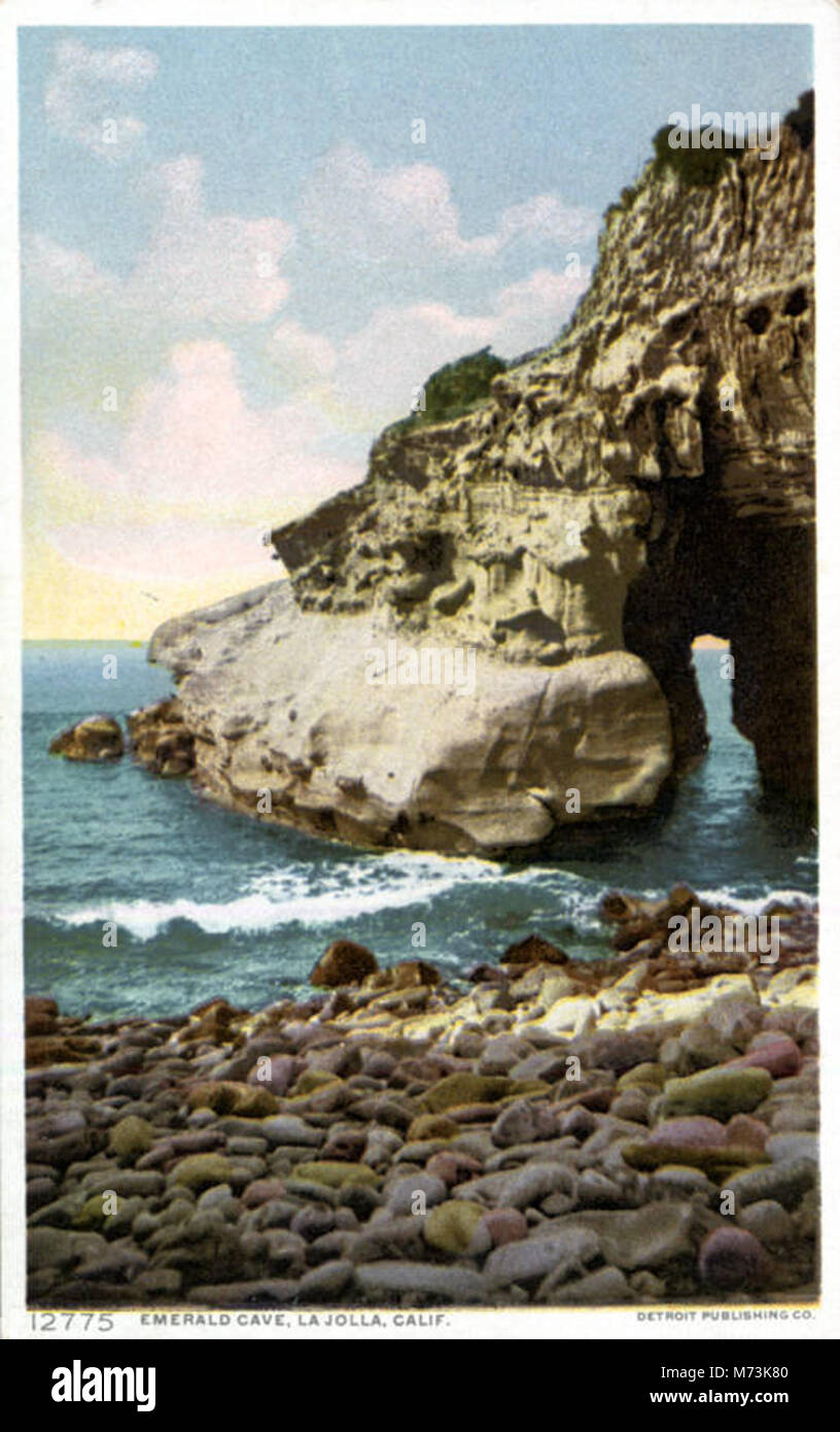 This image showcases the Emerald Cave, an iconic natural feature ...