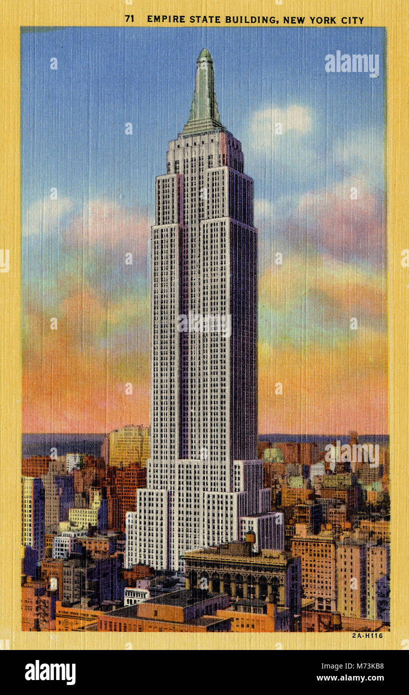 Empire state building construction 1931 hi-res stock photography and ...